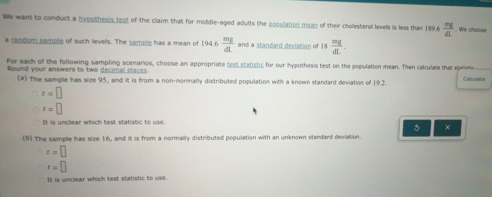 แก้ไขแล้ว:We want to conduct a hypothesis test of the claim that for ...