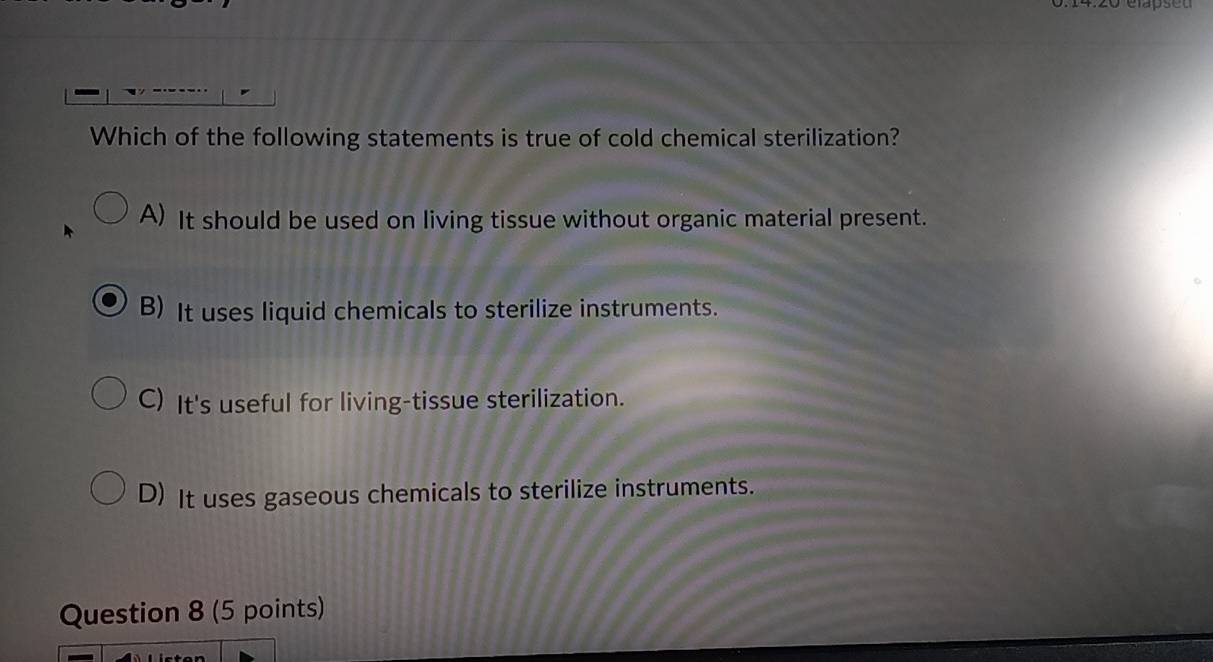 Solved: 0:4:20 e aps e u Which of the following statements is true of ...