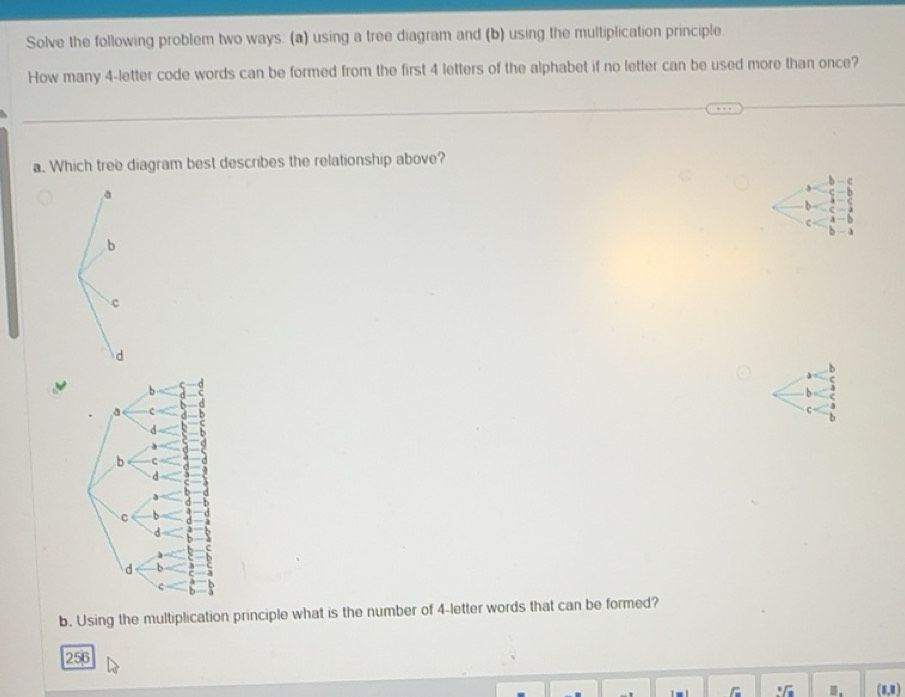 Solved: Solve the following problem two ways: (a) using a tree diagram ...