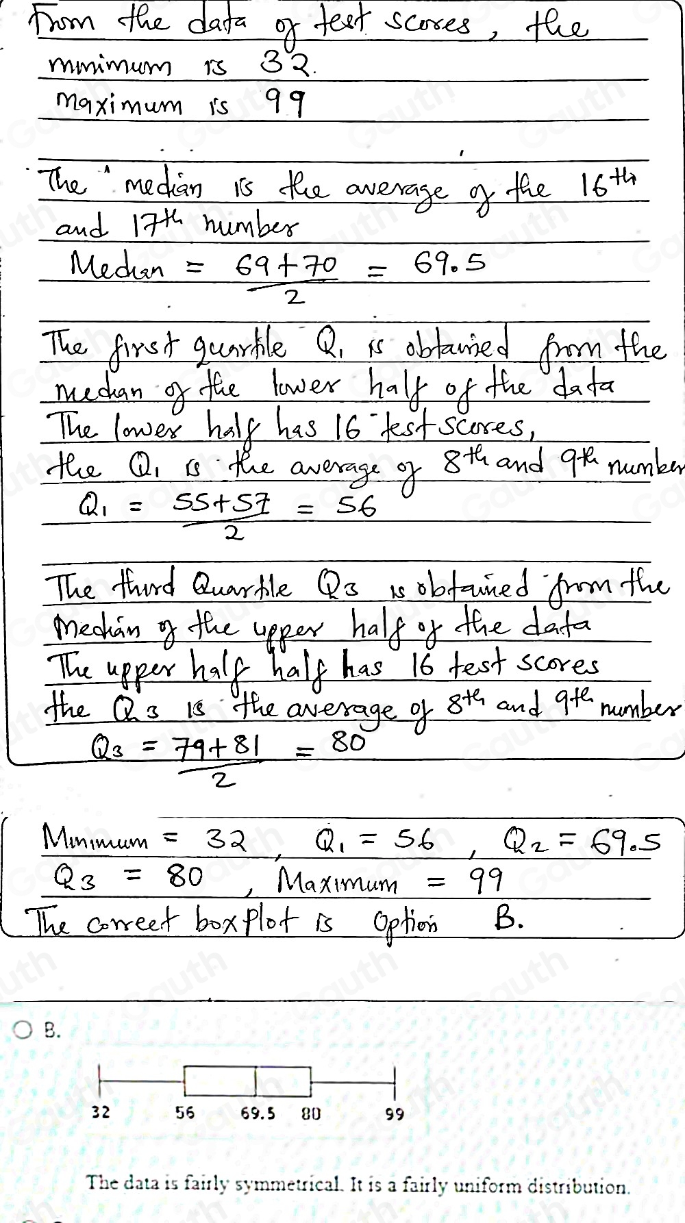 Solved: Construct and interpret a boxplot or a modified boxplot as specified. Even though this ...