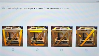 Solved: Exar Which picture highlights the upper and lower frame members ...