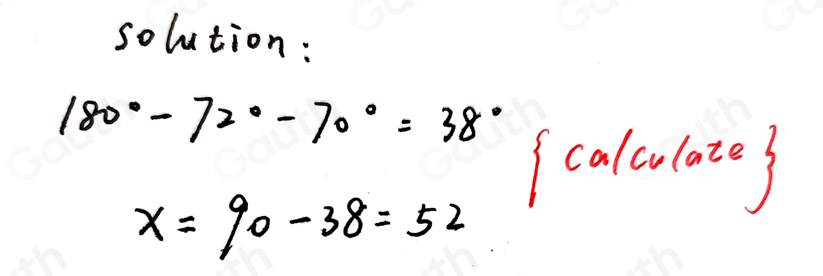 Solved: In the figure shown below, ABCD is a rectangle. Find ∠ x [Math]