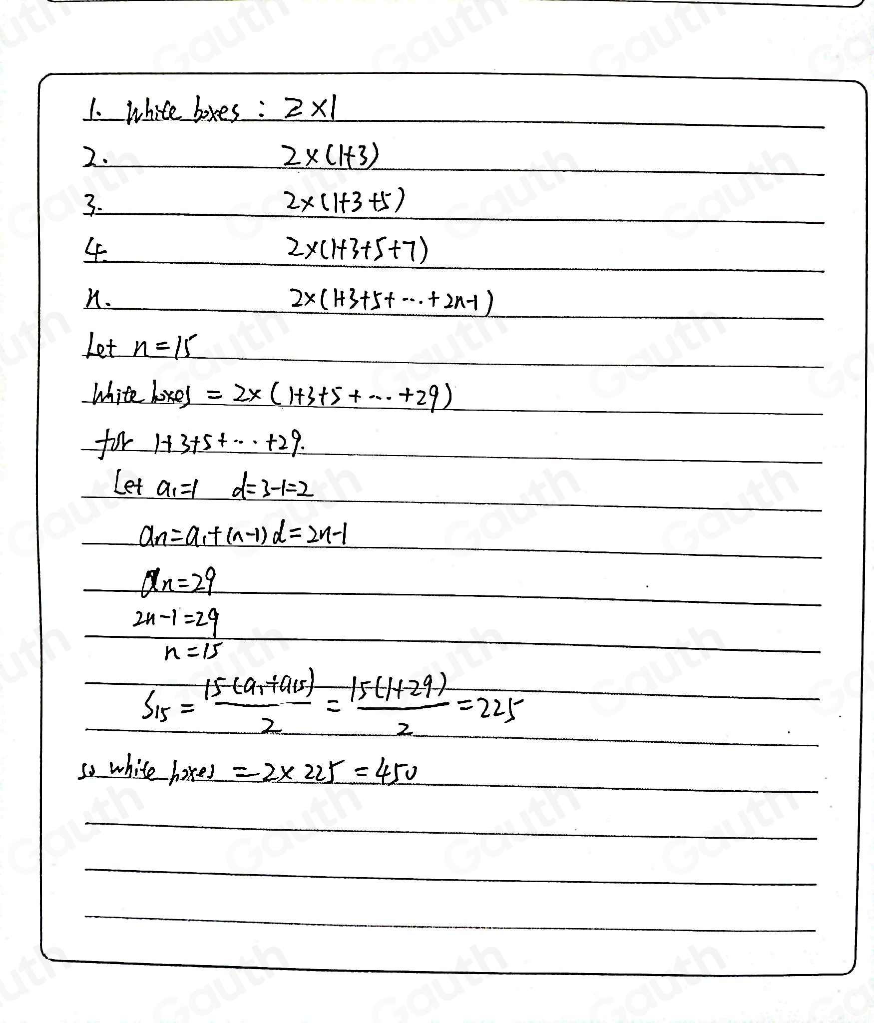 Solved: 1 2 The first four elements of a pattern are shown in the ...