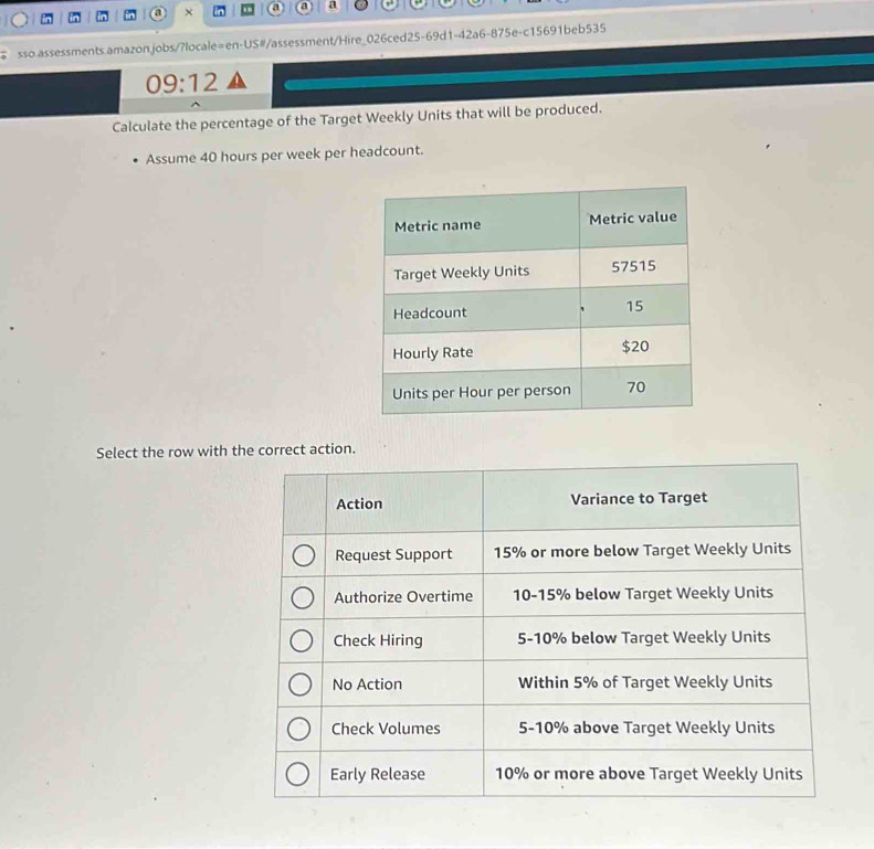 Solved: × n T a a a , sso.assessments.amazon.jobs/?locale=en-US ...