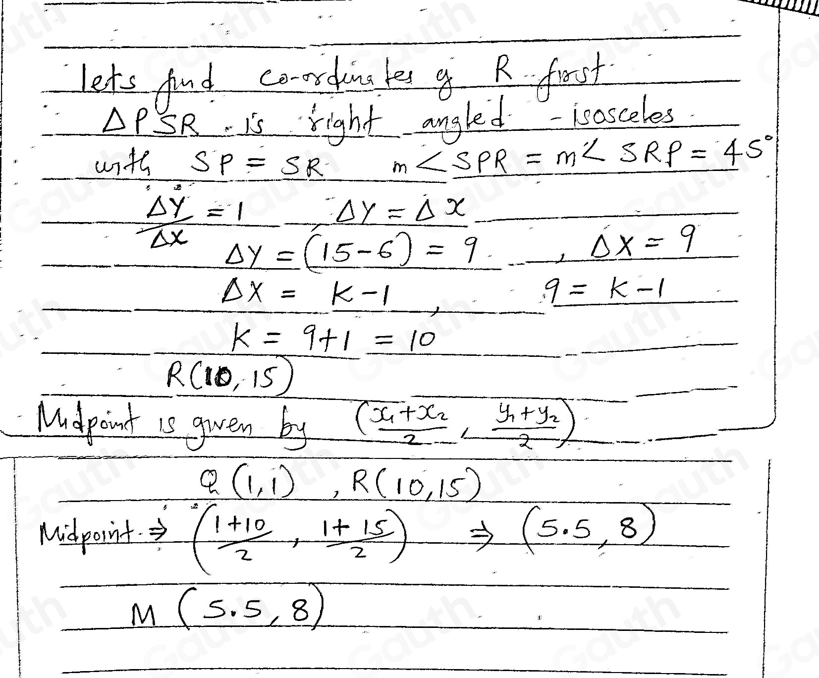 Solved: SQR is a right-angled triangle. P is a point on SQ. Angle SPR ...