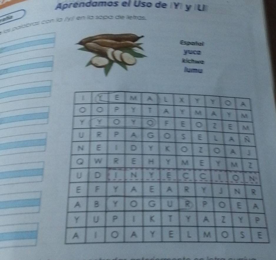 Resuelto:Aprendamos el Uso de IYI y IUI aña las paíabras con la /y í en ...