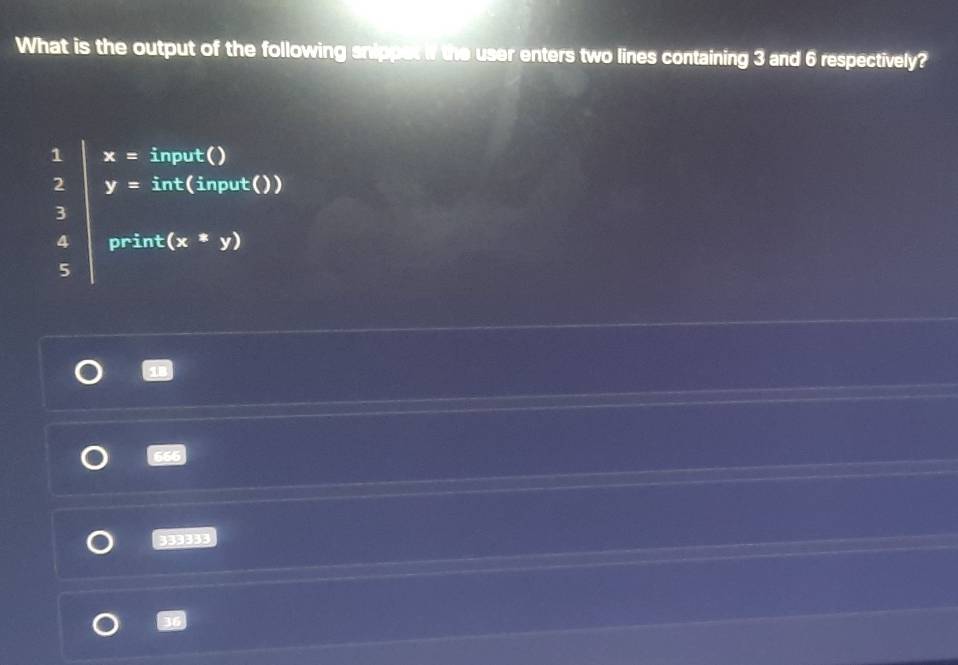 Solved: What is the output of the following snippet if the user enters two lines containing 3 ...