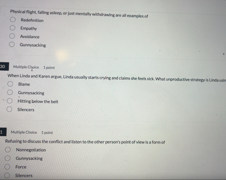 Solved: Physical flight, falling asleep, or just mentally withdrawing ...