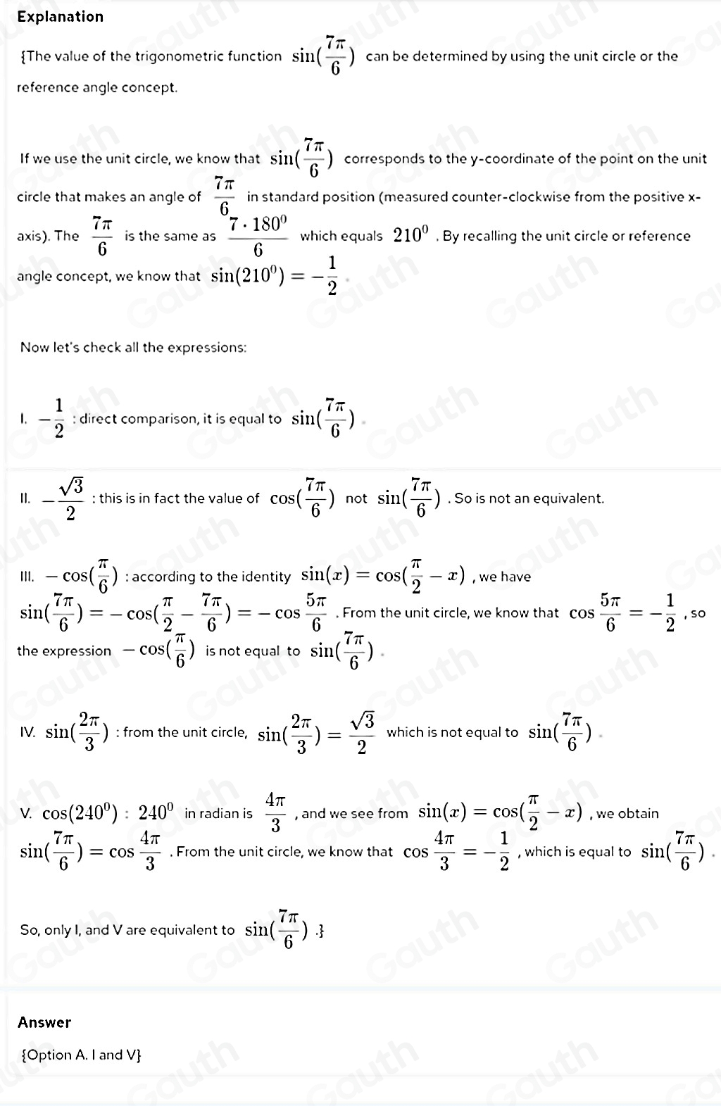 Solved: Determine all of the following expressions that are equivalent ...