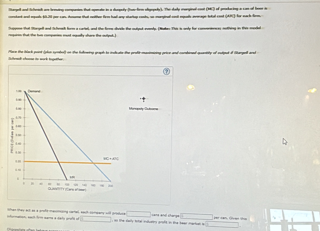 Solved: Stargell and Schmidt are brewing companies that operate in a ...