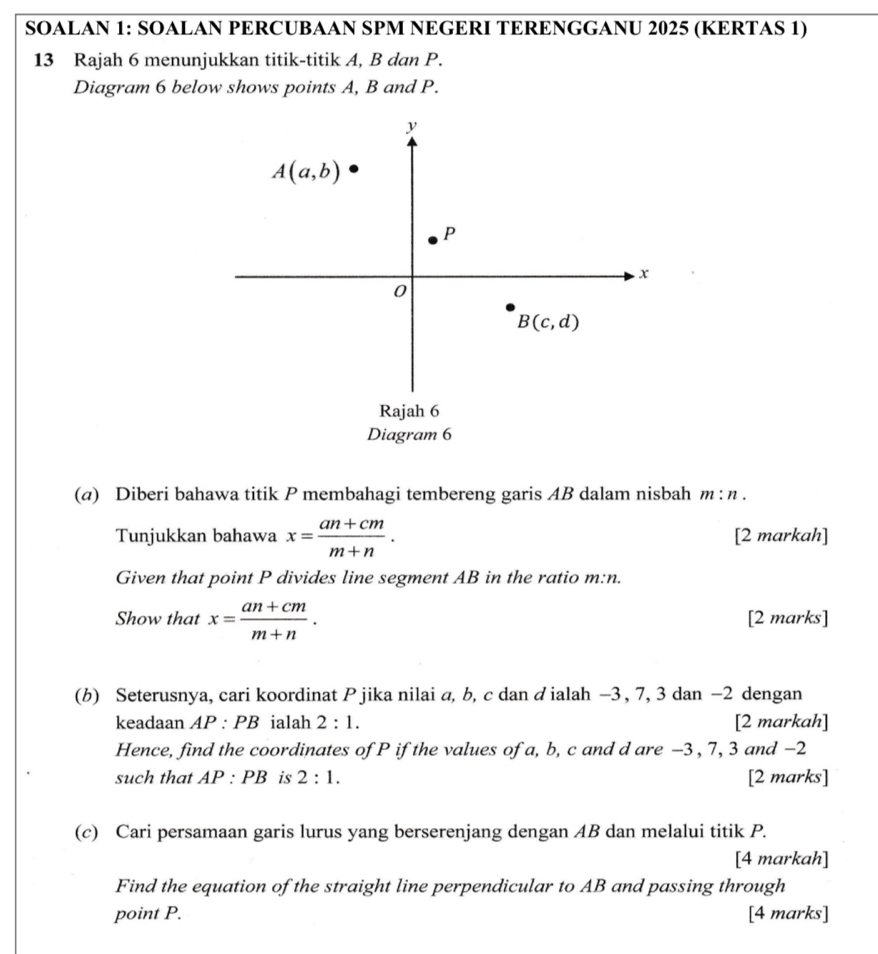 Selesai:SOALAN 1: SOALAN PERCUBAAN SPM NEGERI TERENGGANU 2025 (KERTAS 1 ...