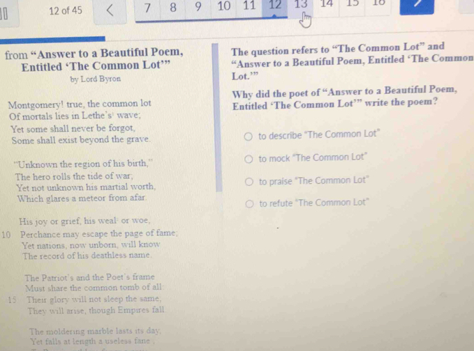 Solved: of 45 7 8 9 10 11 12 13 14 15 10 from “Answer to a Beautiful ...