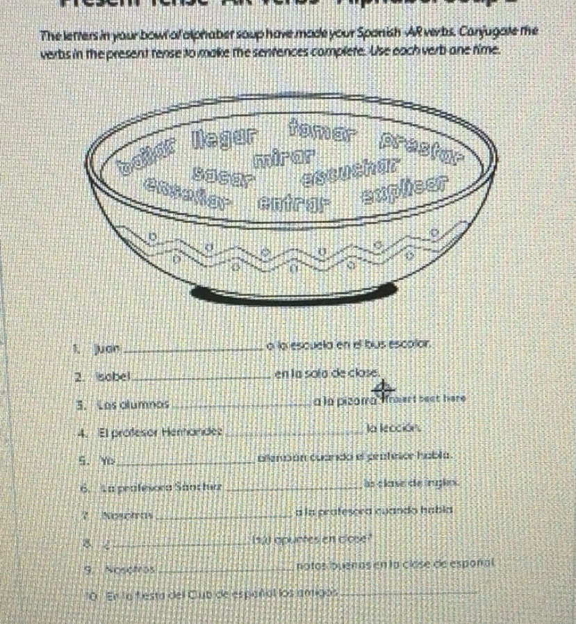 Solved: The letters in your bowl of alphaber soup have made your ...