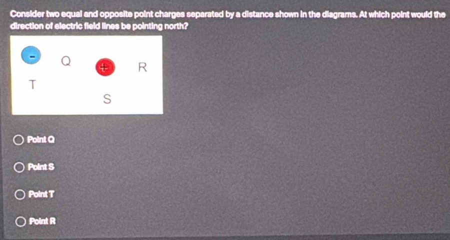 Solved: Consider two equal and opposite point charges separated by a ...