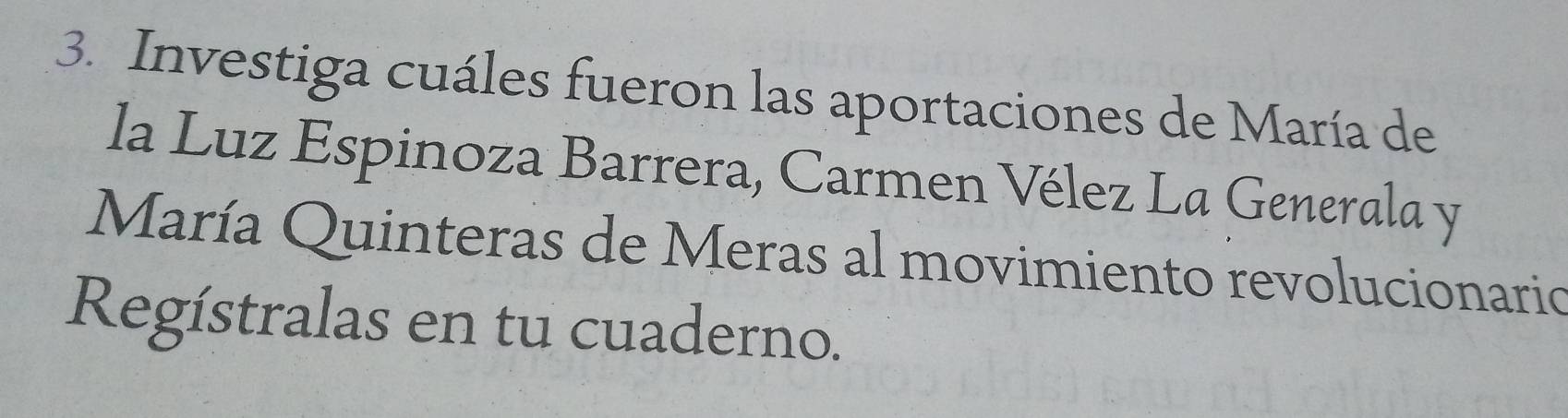 Resuelto:Investiga cuáles fueron las aportaciones de María de la Luz ...