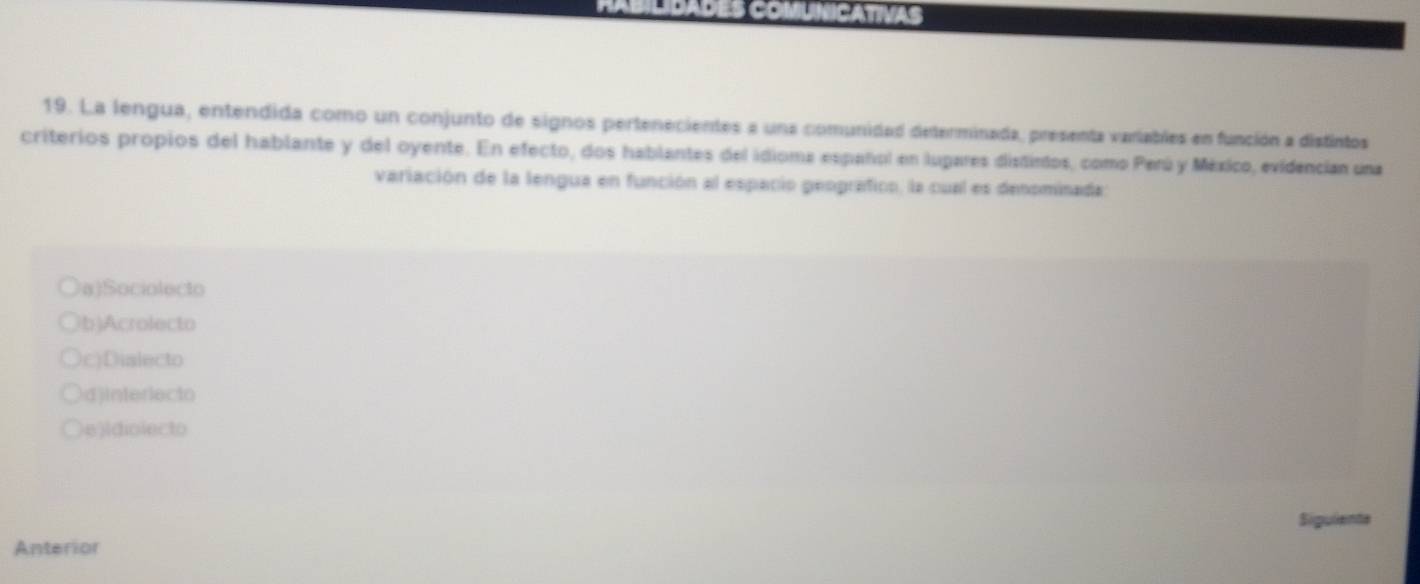 Resuelto:La lengua, entendida como un conjunto de signos pertenecientes ...