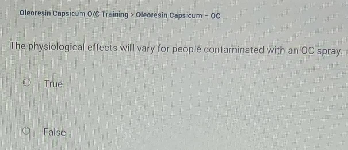 Solved: Oleoresin Capsicum O/C Training > Oleoresin Capsicum - OC The ...