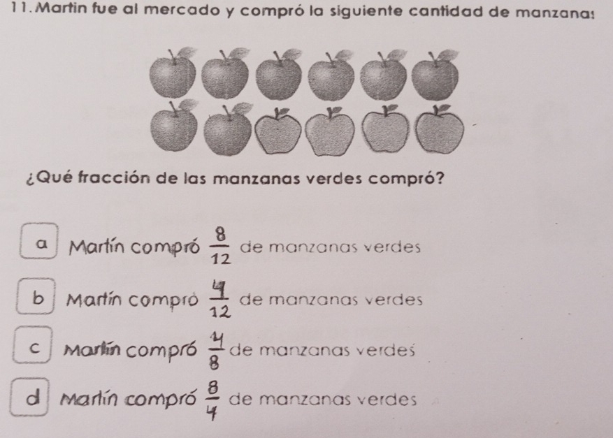 Resuelto:Martin fue al mercado y compró la siguiente cantidad de ...