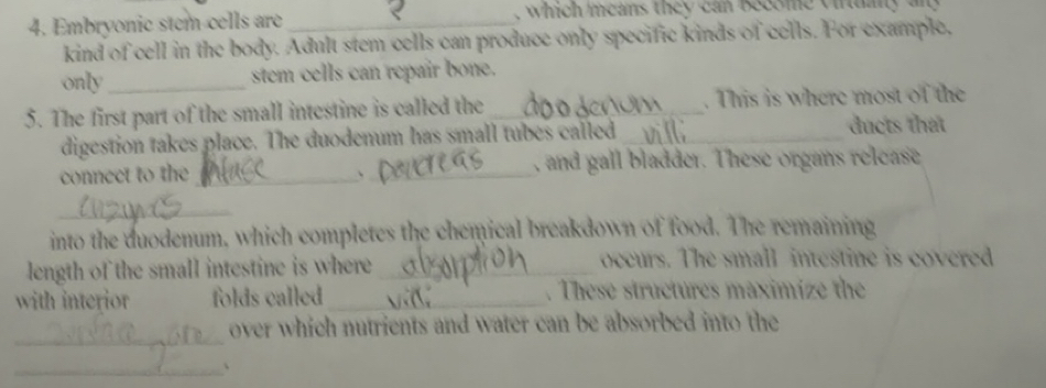 Gelöst:Embryonic stem cells are _, which means they can Become viruany ...