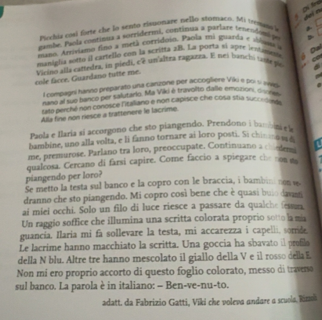 Risolto:Di fra dei ní Picchia cosi forte che lo sento risuonare nello ...