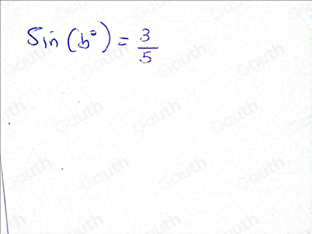 Solved: In triangle JKL, tan (b°)= 3/4 and cos (b°)= 4/5 . If triangle ...