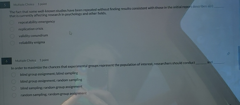 Solved: The fact that some well-known studies have been repeated ...