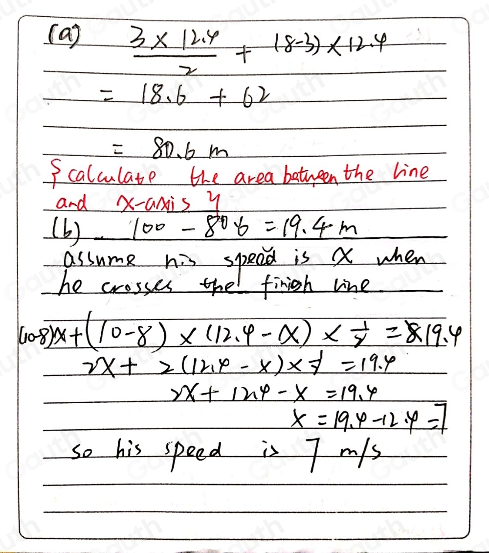 تم الحل:OT TO CALE Time (seconds) An athlete, in a race, accelerates to ...