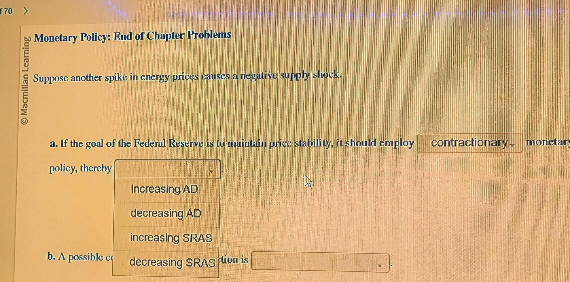 Solved: to Monetary Policy: End of Chapter Problems Suppose another ...