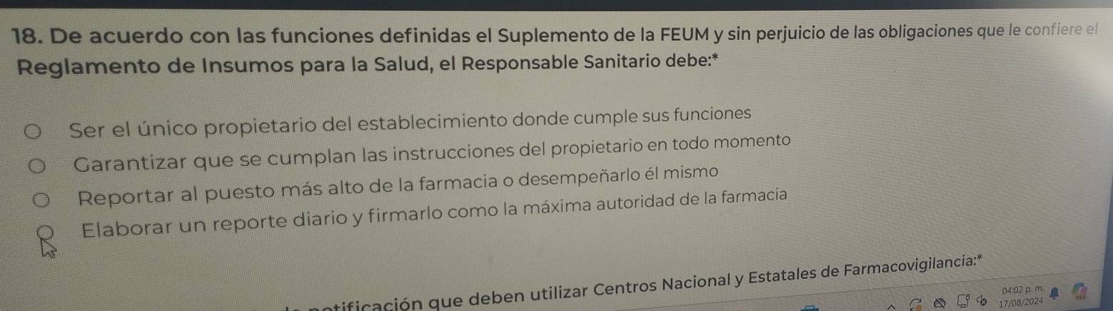 Resuelto:De acuerdo con las funciones definidas el Suplemento de la ...