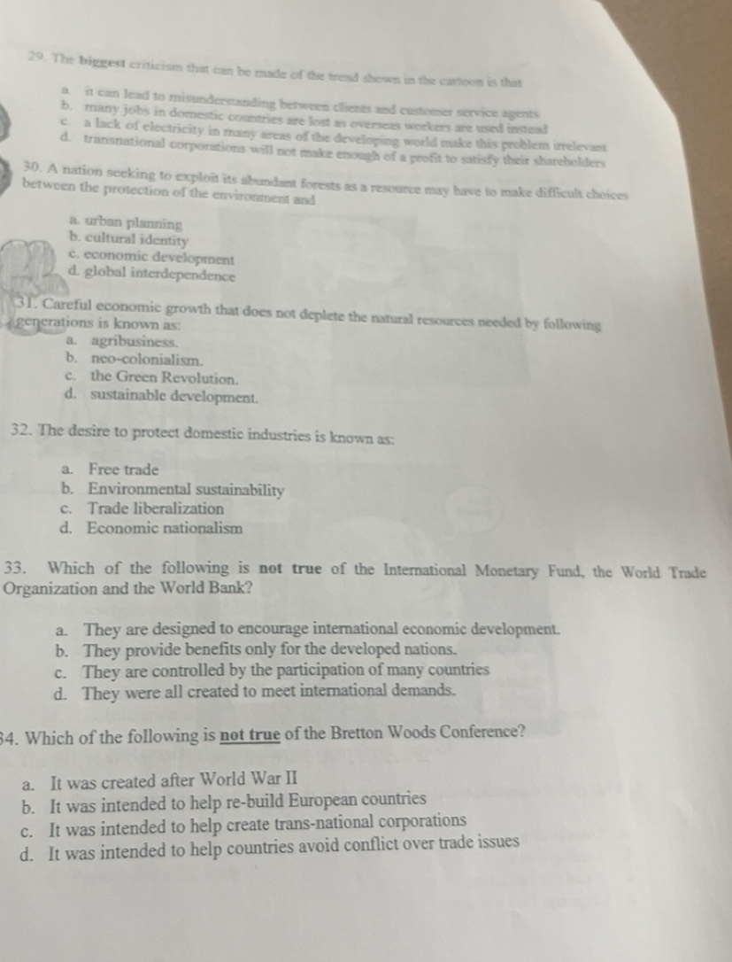 Solved: The biggest criticism that can be made of the tread shown in ...