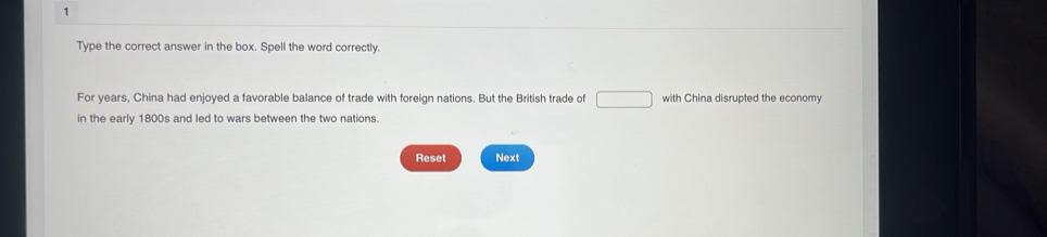 Solved: Type the correct answer in the box. Spell the word correctly ...