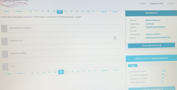 Risolto:HOME CORSI ATTIVI LOGIN + Prima Indetro 26 27 28 29 30 31 32 n ...