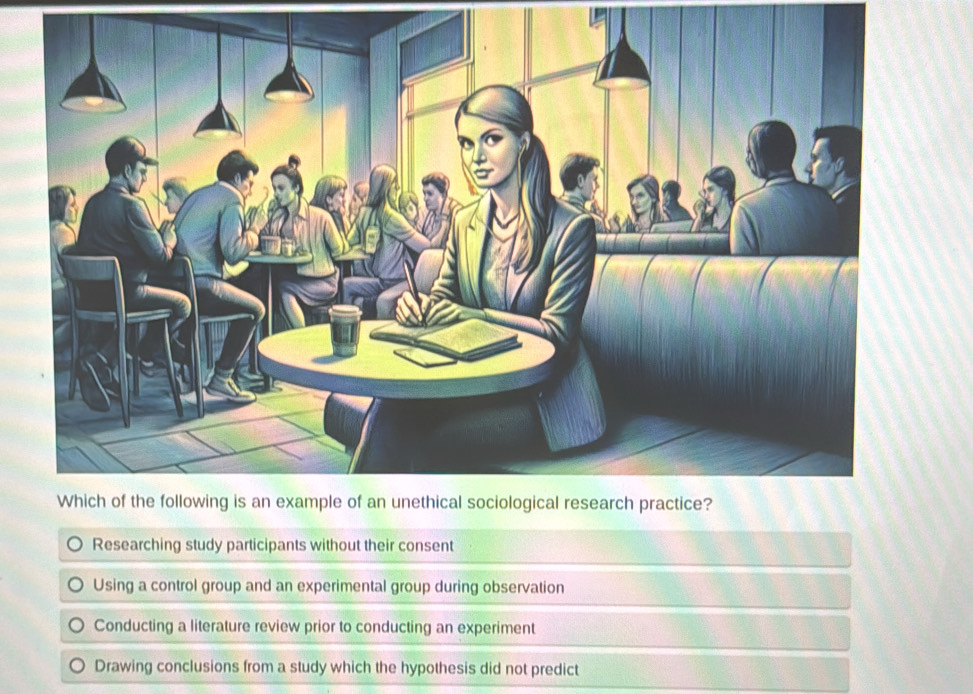 Solved: Which of the following is an example of an unethical ...