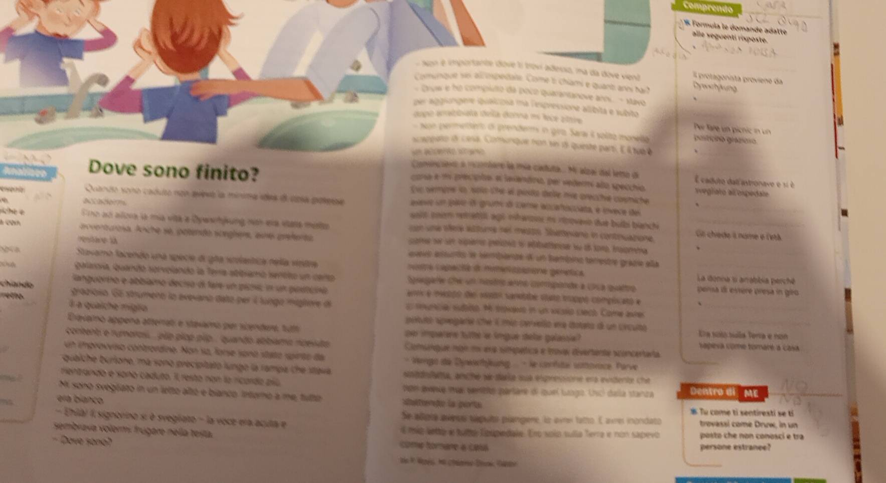 Risolto:Comprendo * Formula le domande adatte alle seguenti risposte ...