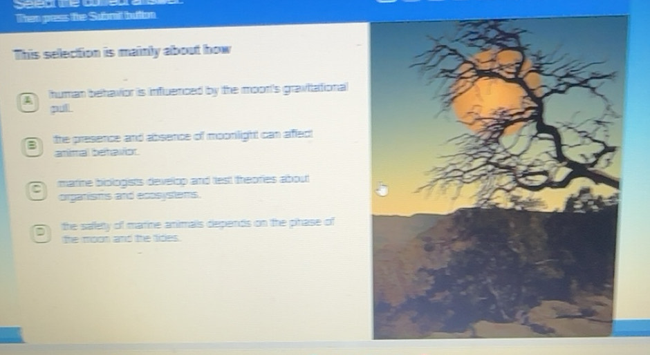 Solved: Them press the Submill button This selection is mainly about ...
