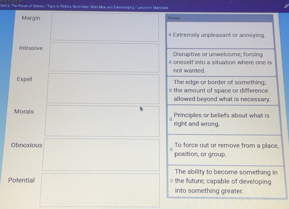 Solved: on Unit 2- The Power of Stories / Topic 6- Fiction, Nonfiction ...