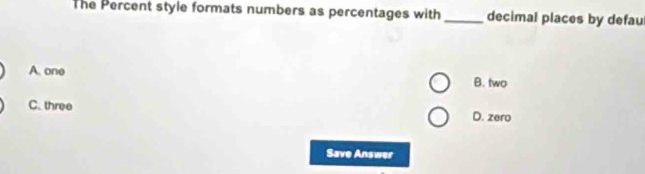 Solved: The Percent style formats numbers as percentages with _decimal ...