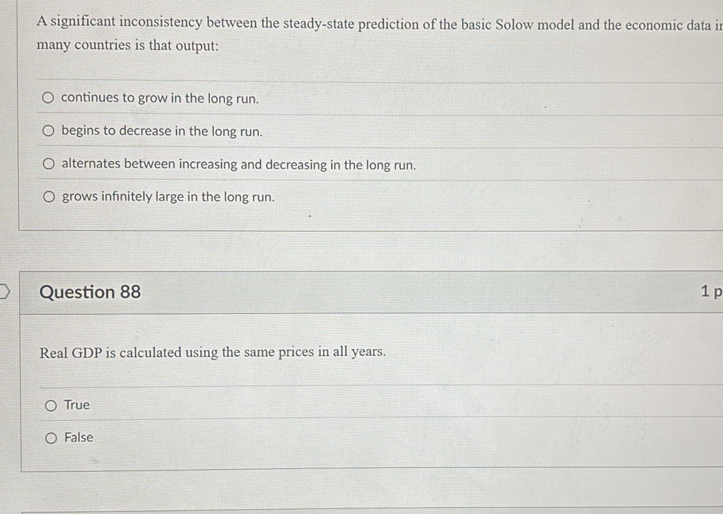 Solved: A significant inconsistency between the steady-state prediction ...