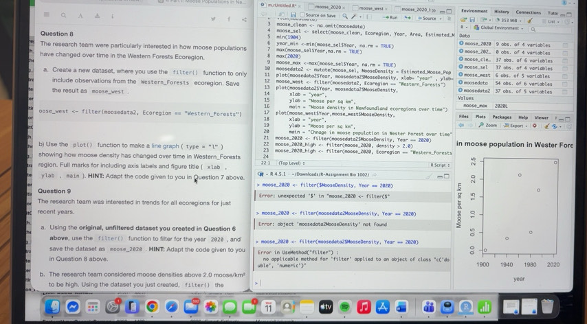 Solved: rUnticled R* moose 2020 moose west . moose 2020 1 ...