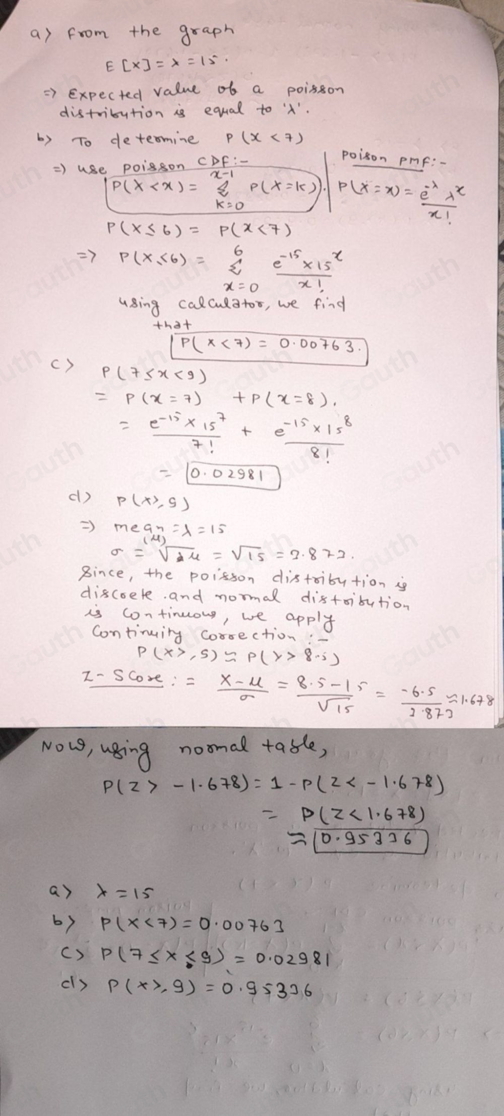 Selesai:Consider the following Poisson distribution shown in Figure 1 ...