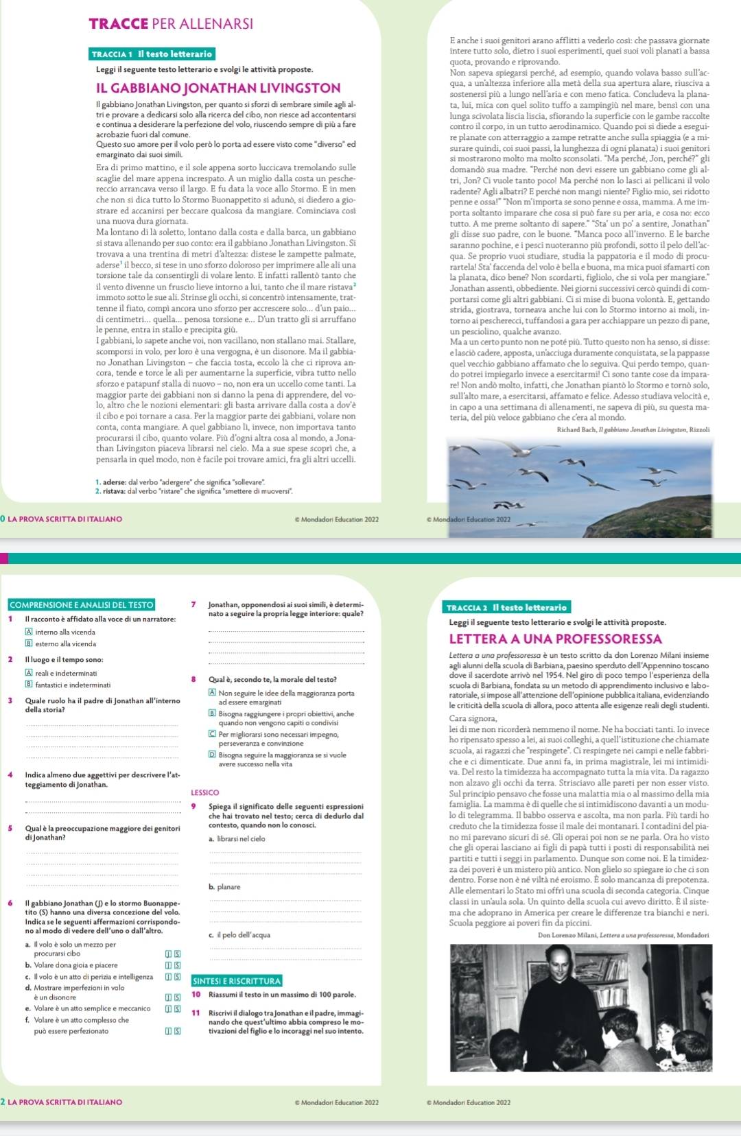 Risolto:TRACCE PER ALLENARSI E anche i suoi genitori arano afflitti a ...