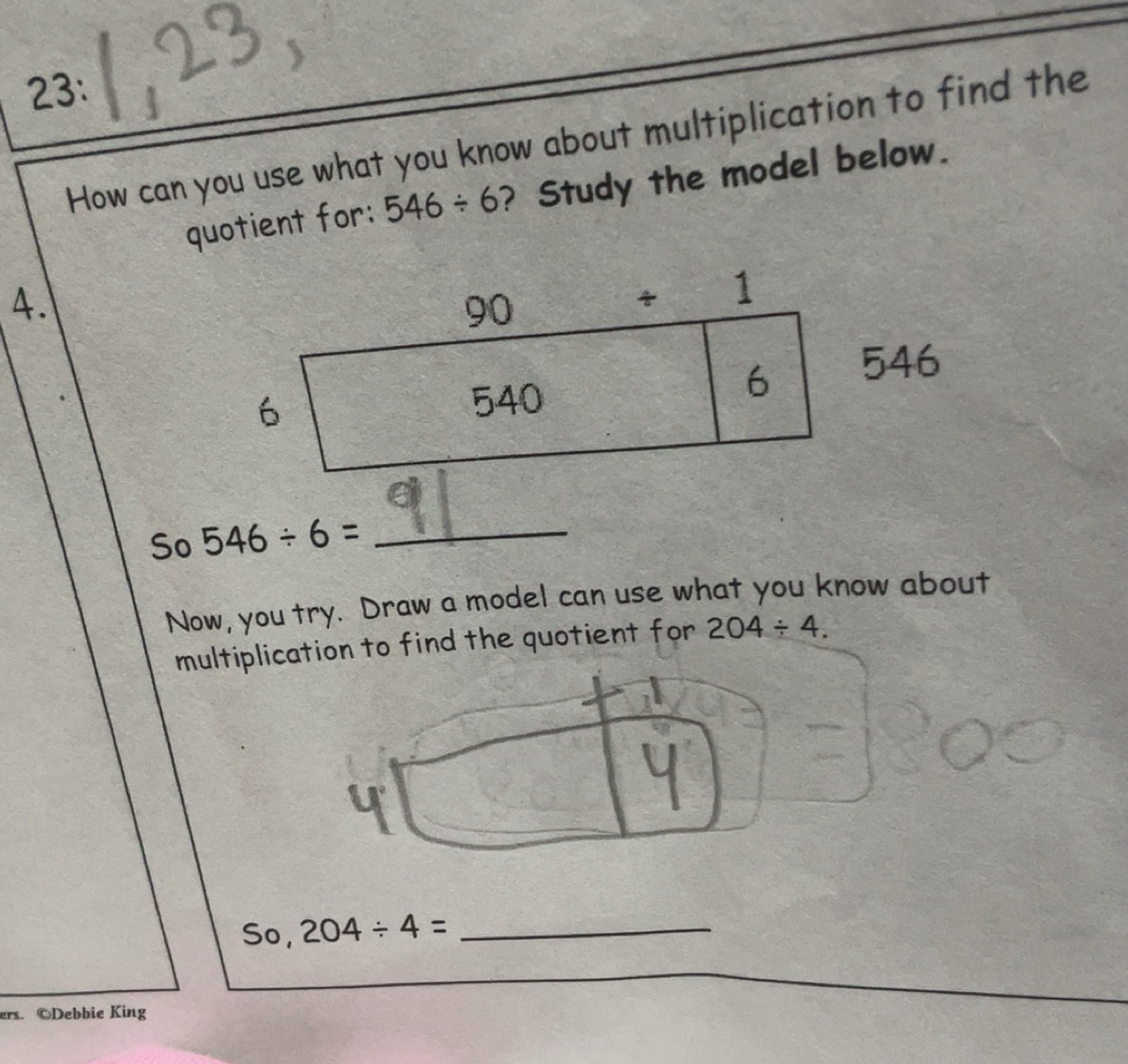 Solved: 23: How can you use what you know about multiplication to find ...