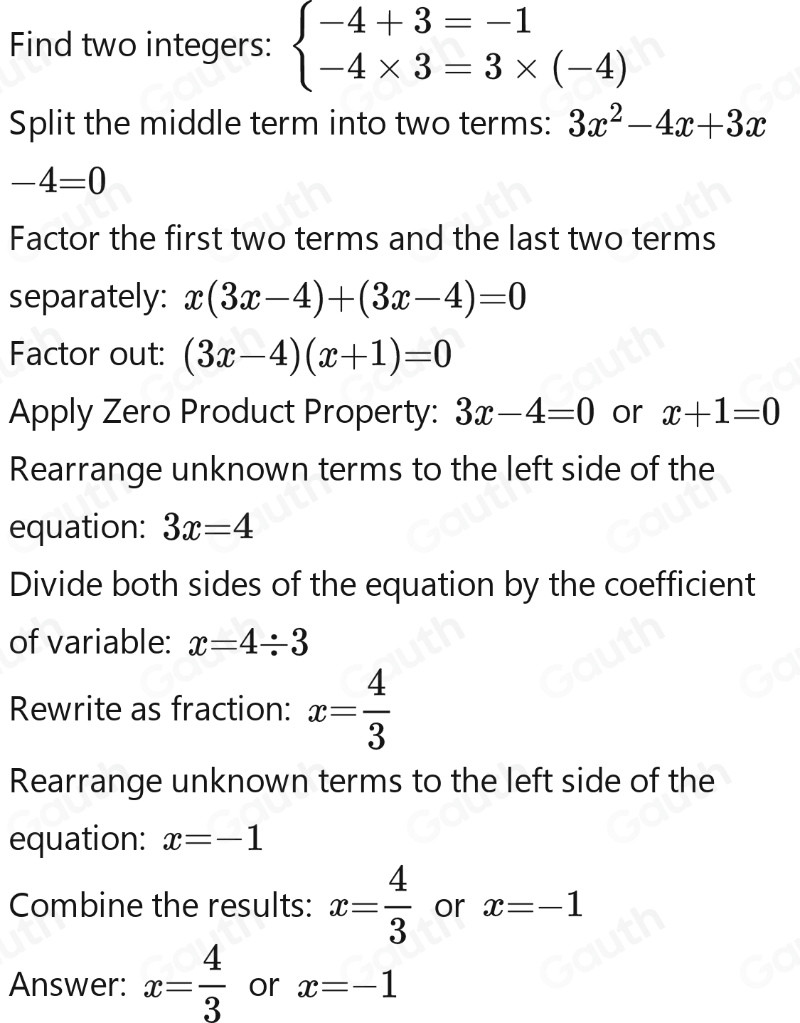 Telah dijawab:Tentukan jumlah dan hasil kali akar-akar dari persamaan ...