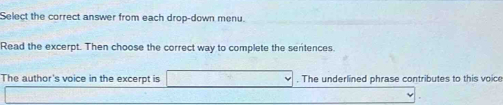 Solved Select The Correct Answer From Each Drop Down Menu Read The