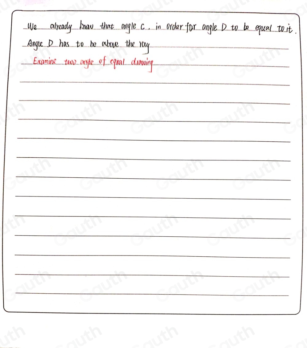 Solved: Construct ∠ D so that ∠ D≌ ∠ C. Assume ∠ c has already been ...