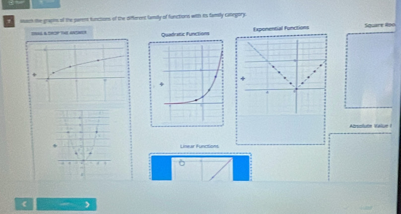 Solved: Mutch the grapes of the purent functions of the different ...