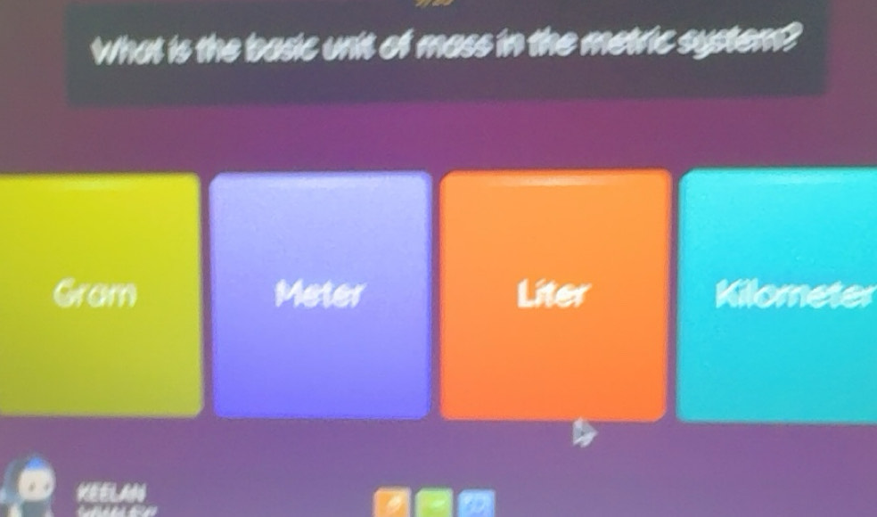 Solved: What is the basic unit of mass in the metric system? Gram Meter ...