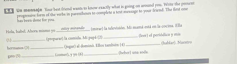 Solved: Un mensale Your best friend wants to know exactly what is going ...