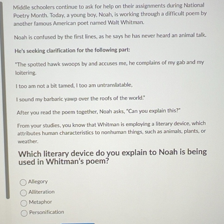 Solved: Middle schoolers continue to ask for help on their assignments ...