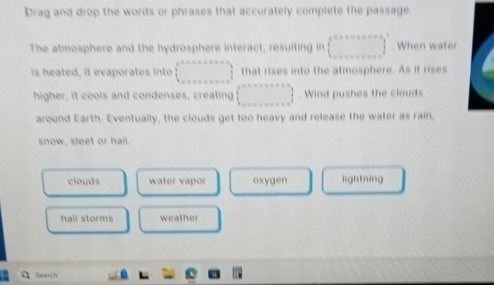 Solved: Drag and drop the words or phrases that accurately complete the ...